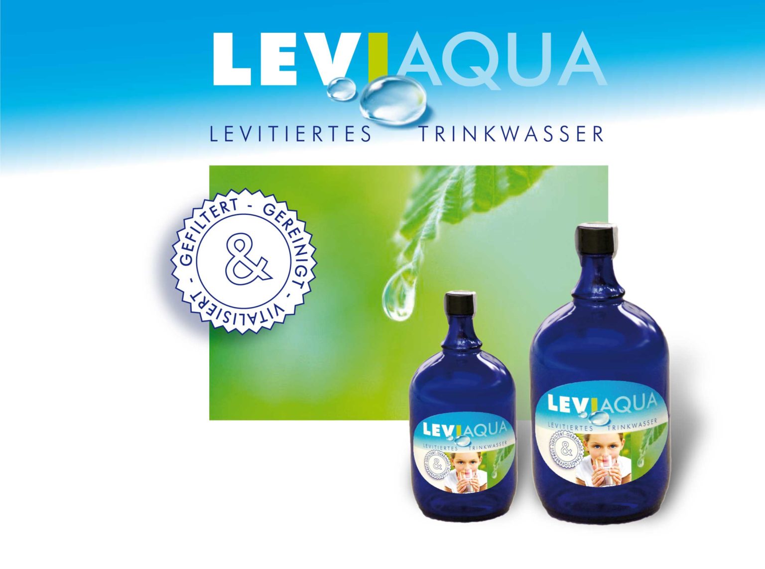 Levi Aqua – Levitiertes Trinkwasser